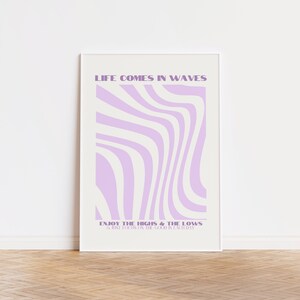 2 Purple Wall Prints, Digital Prints, Purple Wall Art, Printable Wall ...