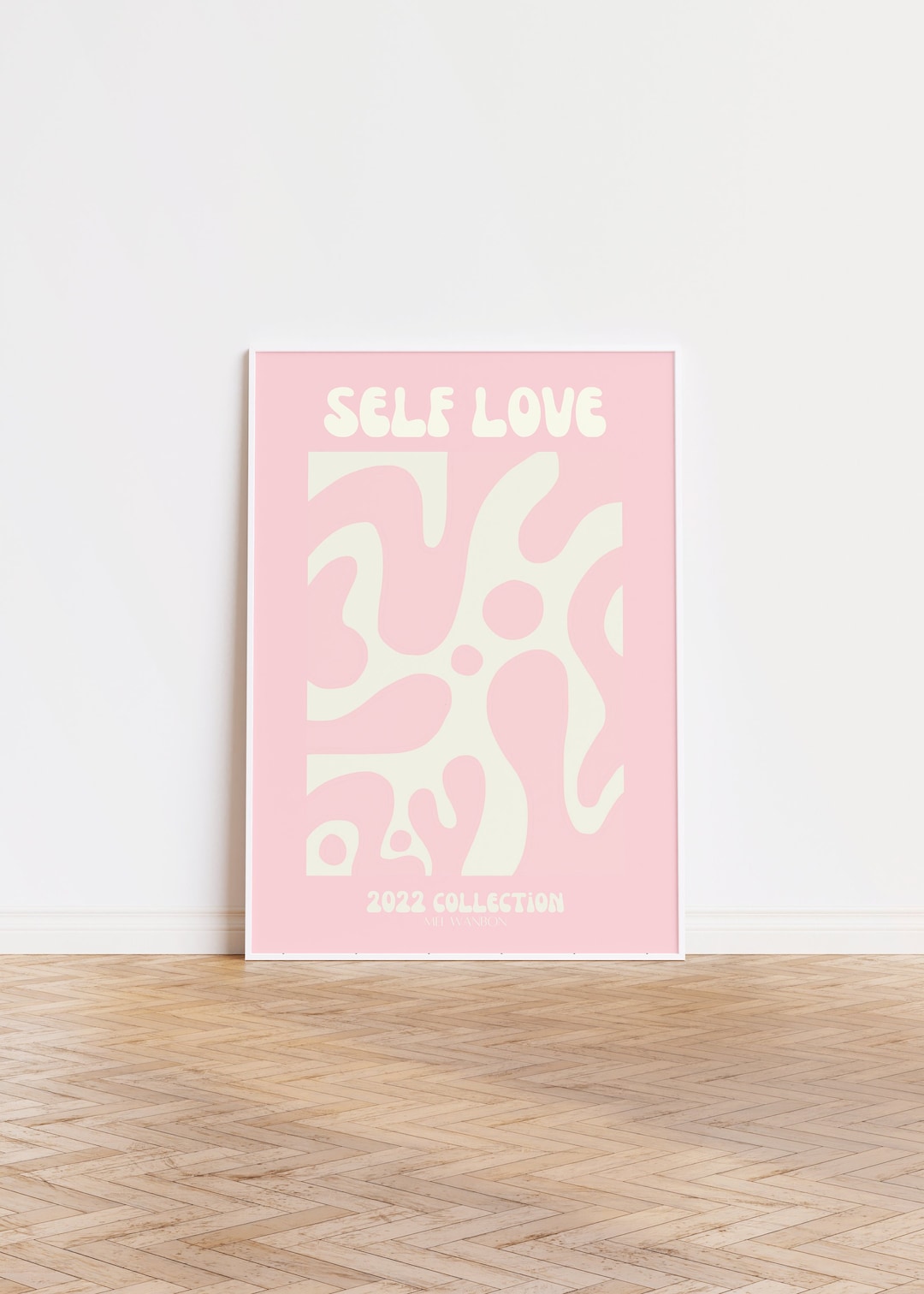 Pink Wall Print, Digital Download Print, Cute Wall Art, Retro Wall ...