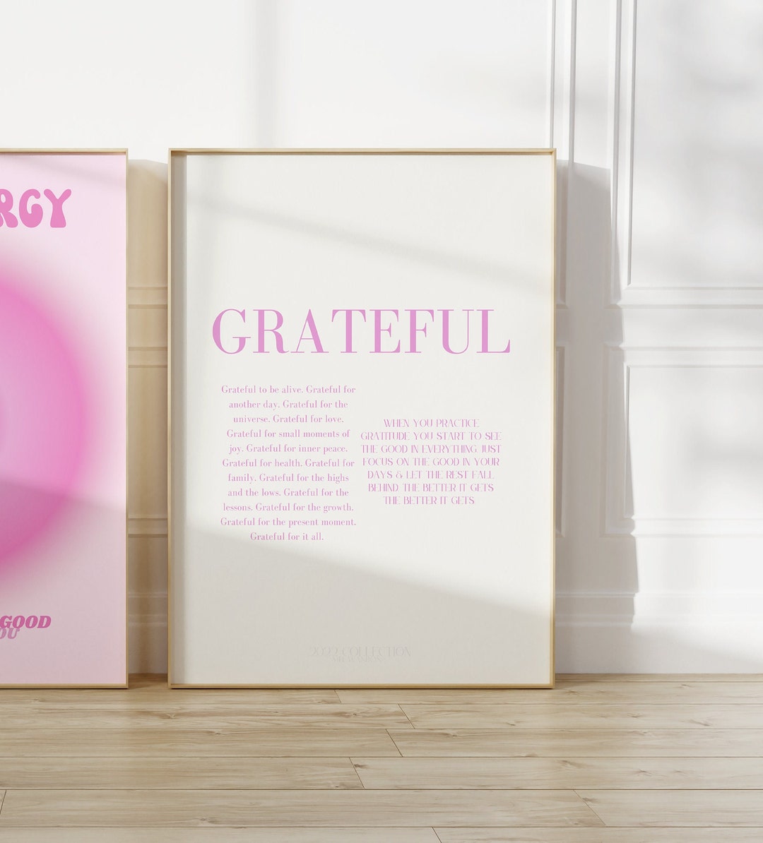 Pink Wall Print, Digital Download Print, Cute Wall Art, Pink Wall Art ...