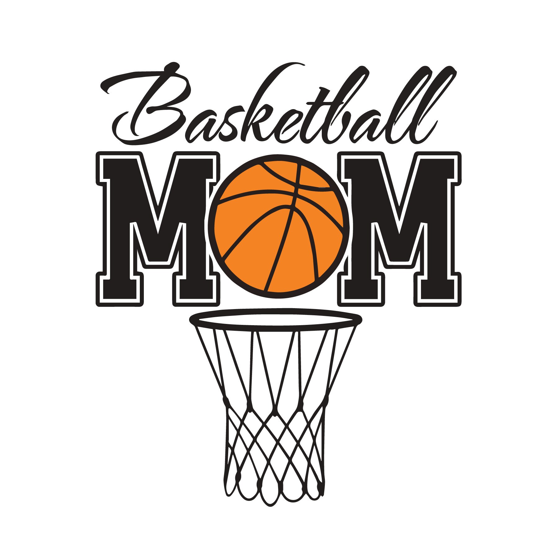 Basketball Mom | SVG/PNG/EPS Files | Instant Digital Download | Perfect ...