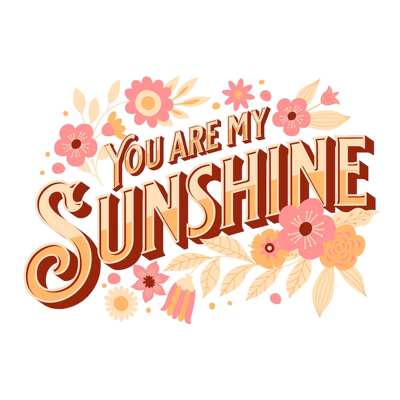 You Are My Sunshine | SVG - PNG - EPS File | Instant Digital Download ...