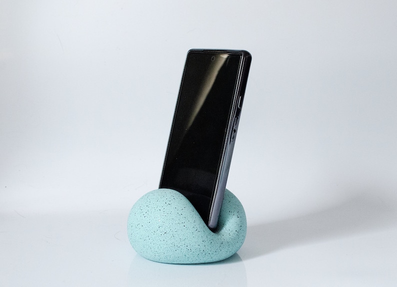 Phone iPad Stand, Business Card Holder, Handmade Home Office Decor and ...