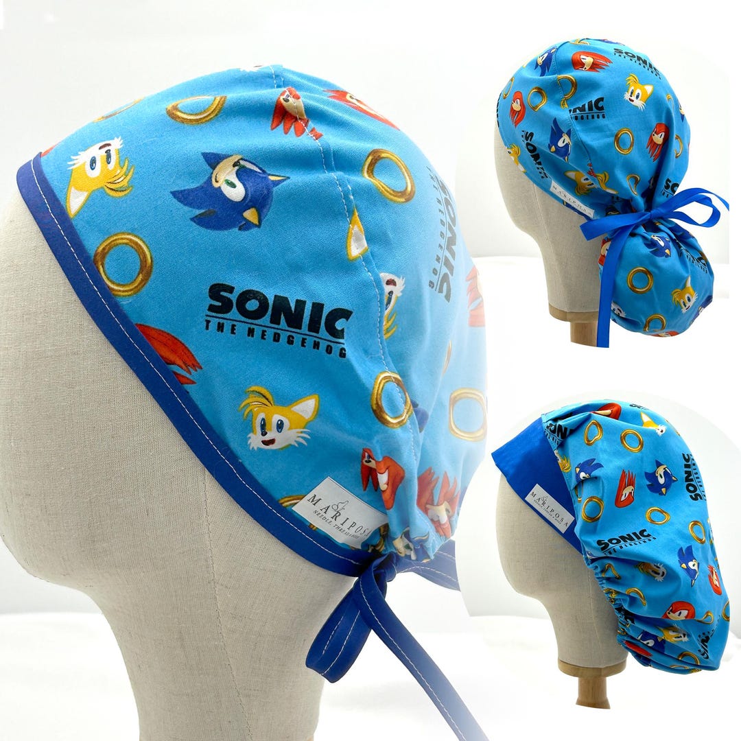 Scrub Caps: Sonic the Hedgehog - Etsy