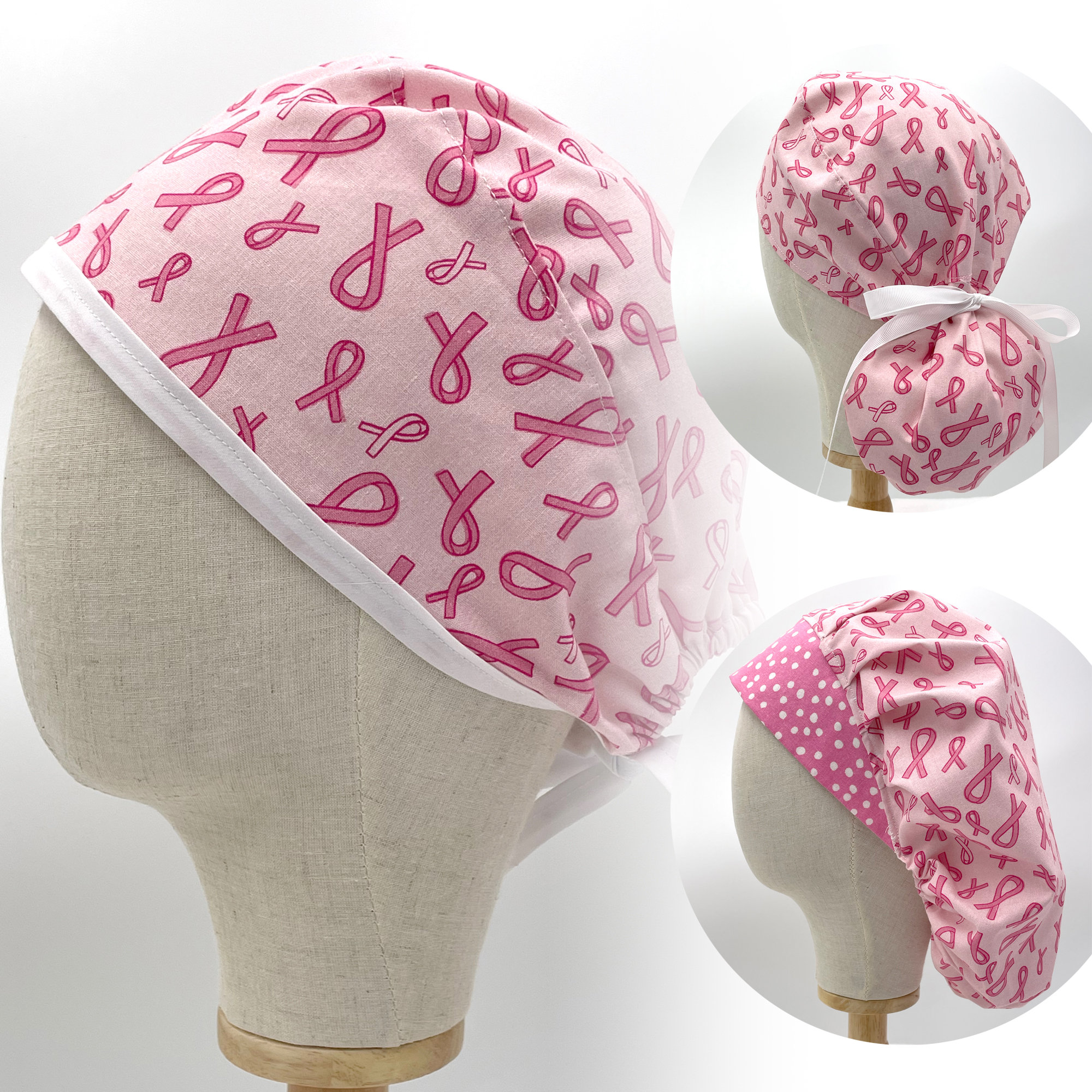 Scrub Caps: Breast Cancer Awareness - Etsy