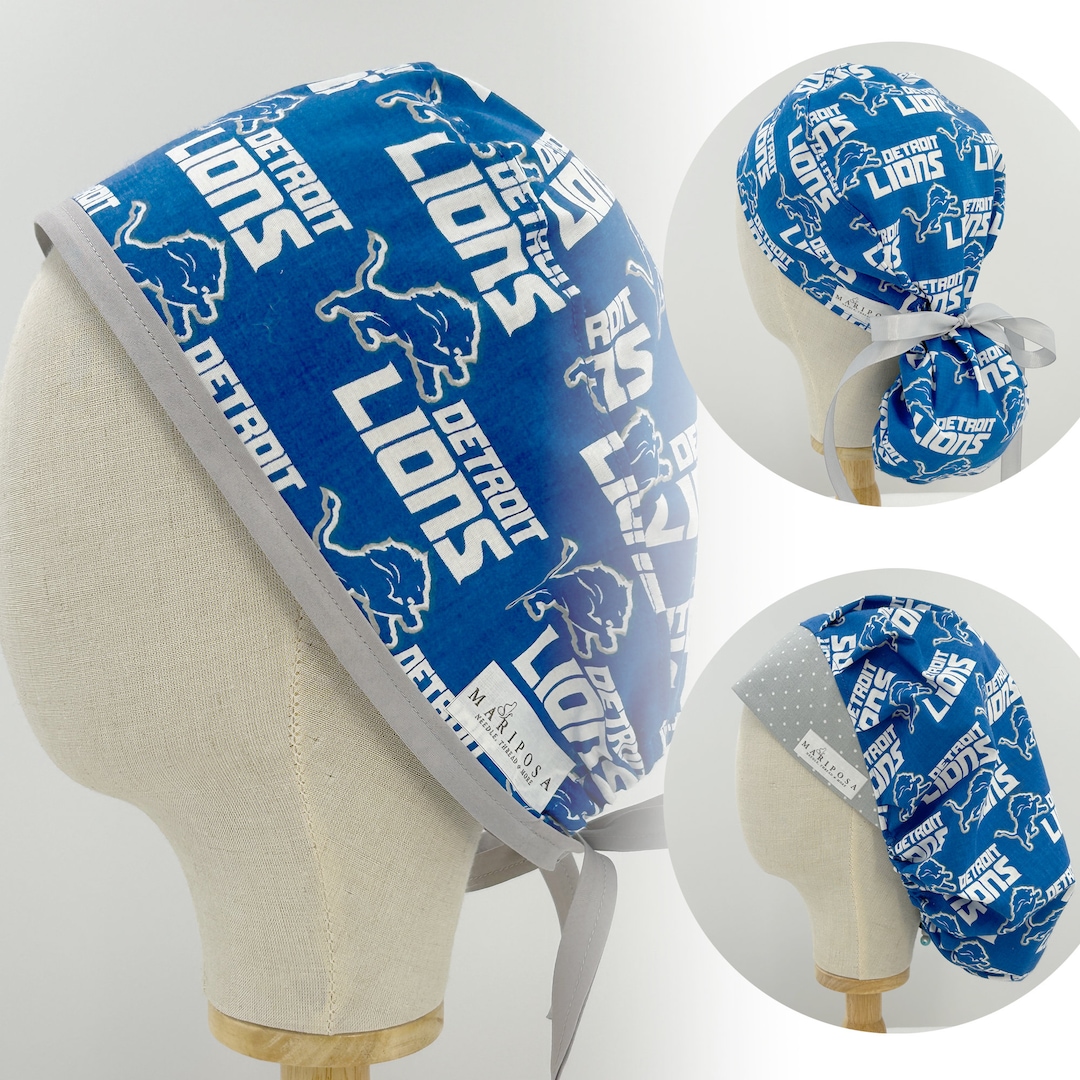 Scrub Caps: Detroit Lions - Etsy