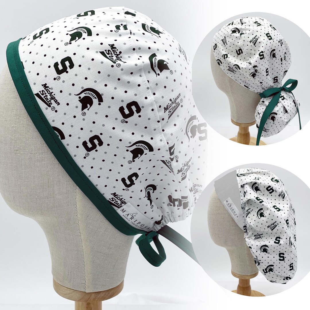 Scrub Caps: Michigan State University - Etsy