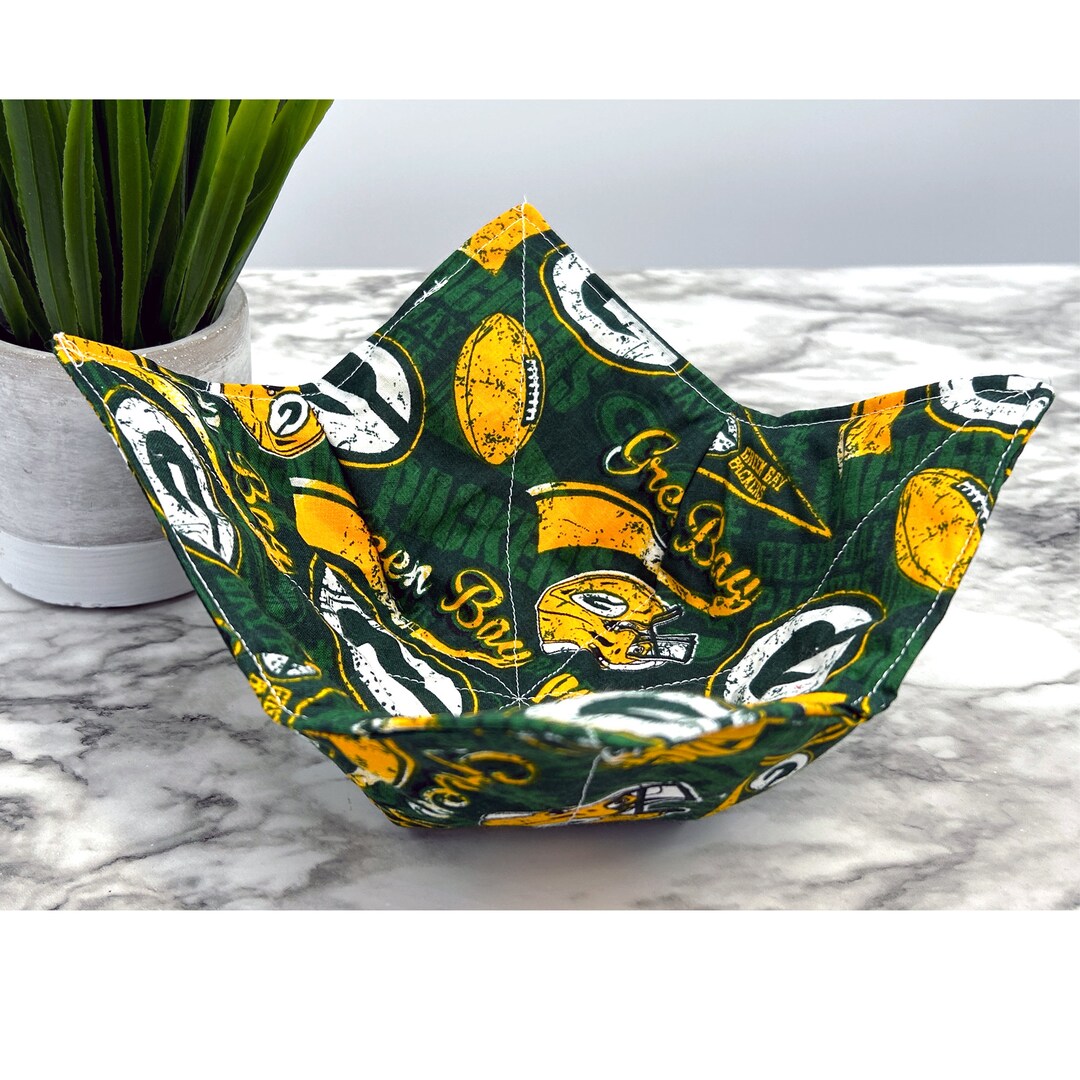 Handmade Bowl Cozy Made With Green Bay Packers Licensed Fabric - Etsy