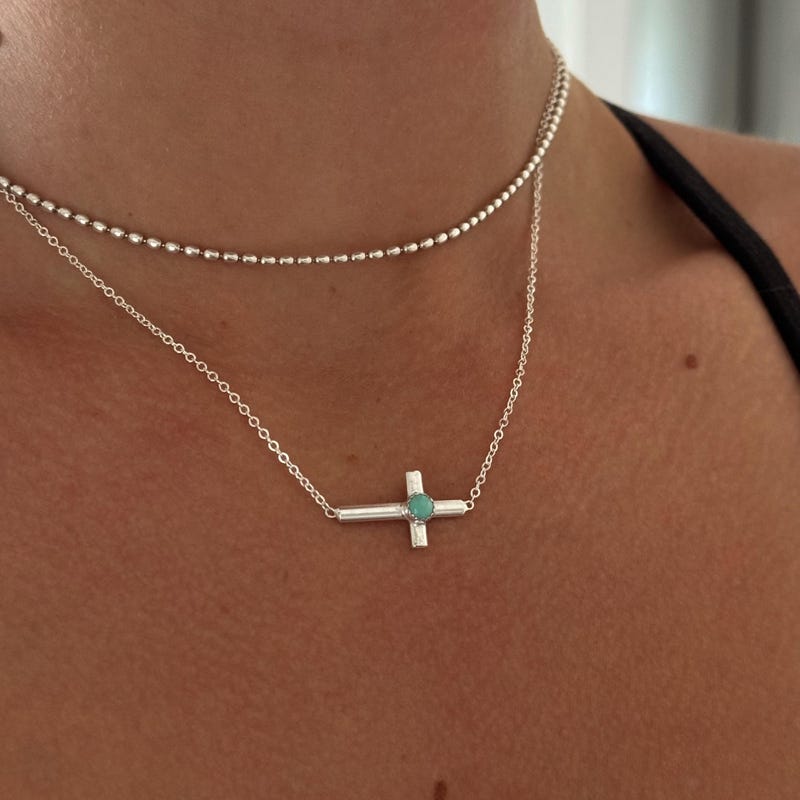 Turquoise Cross - Etsy
