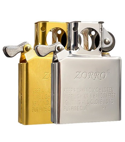 Zorro Pipe Insert Steel Brass Zippo - Etsy