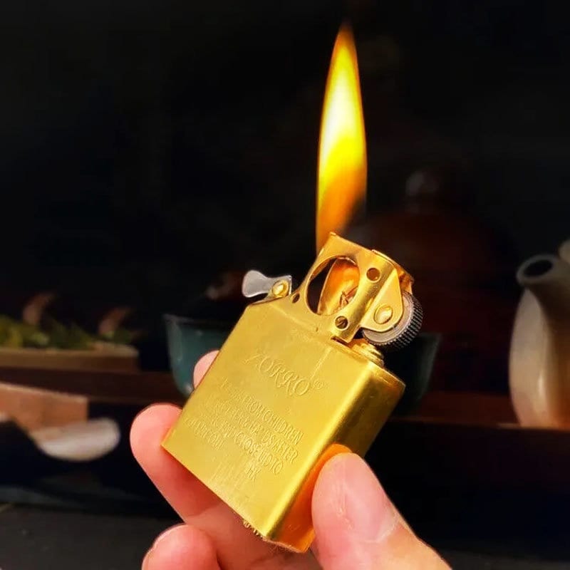 Zorro Pipe Insert Steel Brass Zippo - Etsy