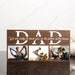 Personalized Picture Wooden Stand, Custom Dad Wood Sign, Father's Day ...