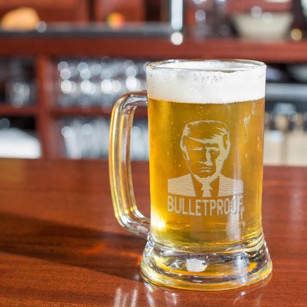 Trump Beer Glass - Etsy