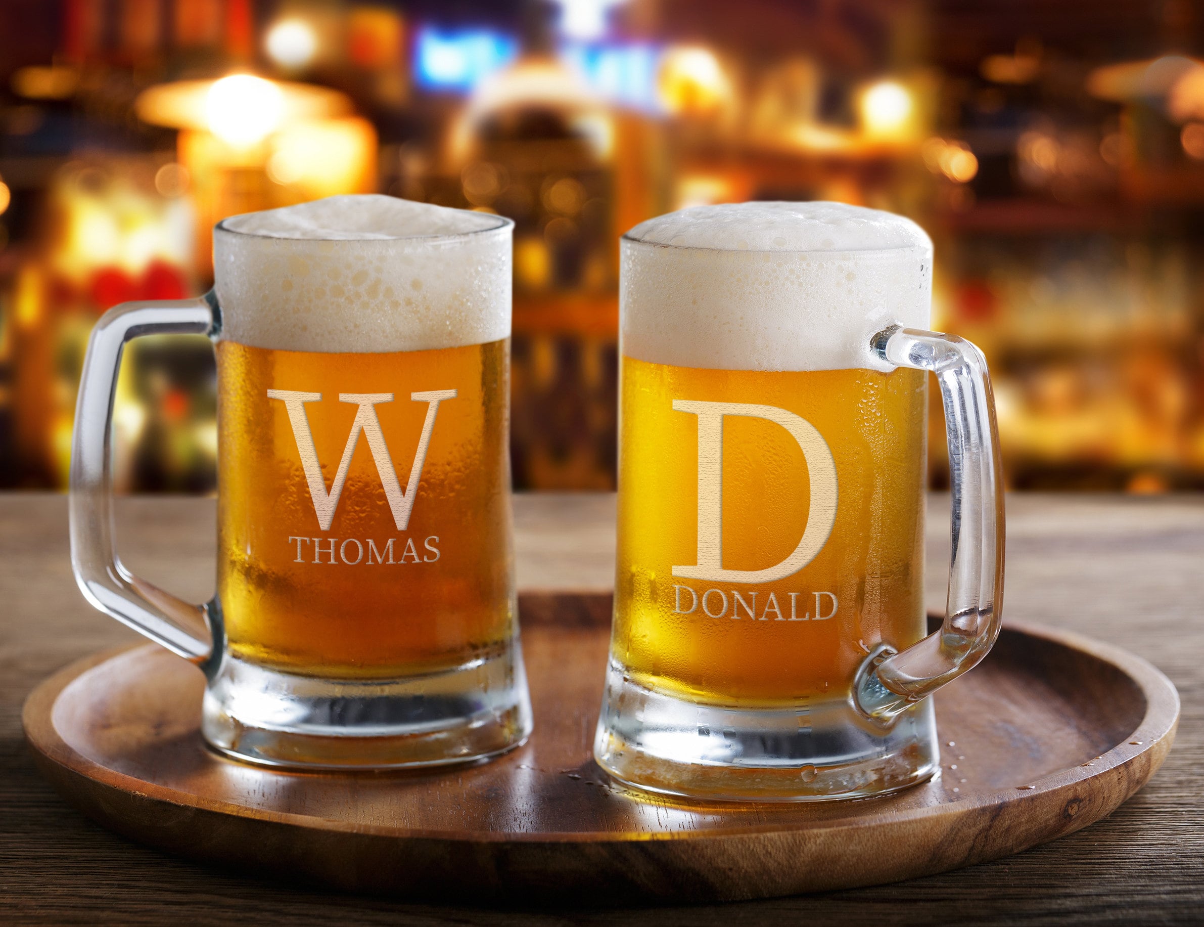 Personalized Beer Mug, Custom Engraved Beer Glass, Fathers Day Gift ...