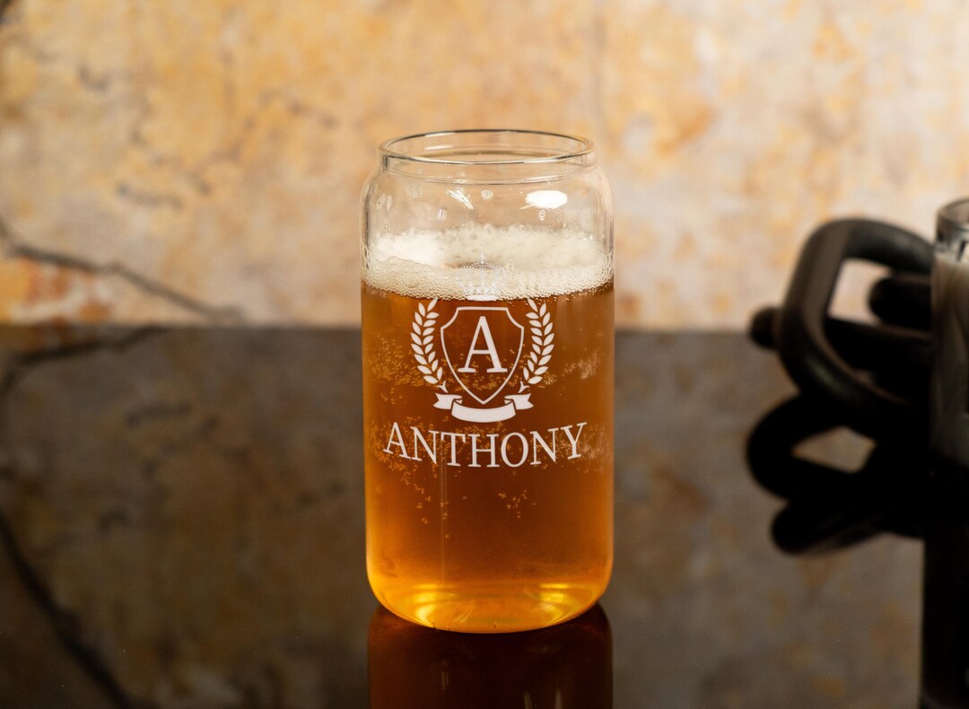 Personalized Beer Cups, Custom Barware for Him, Best Man Gift, Engraved ...