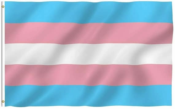 Transgender Pride Flag 3x5 Ft Trans Flag Rainbow Pride Flag | Etsy