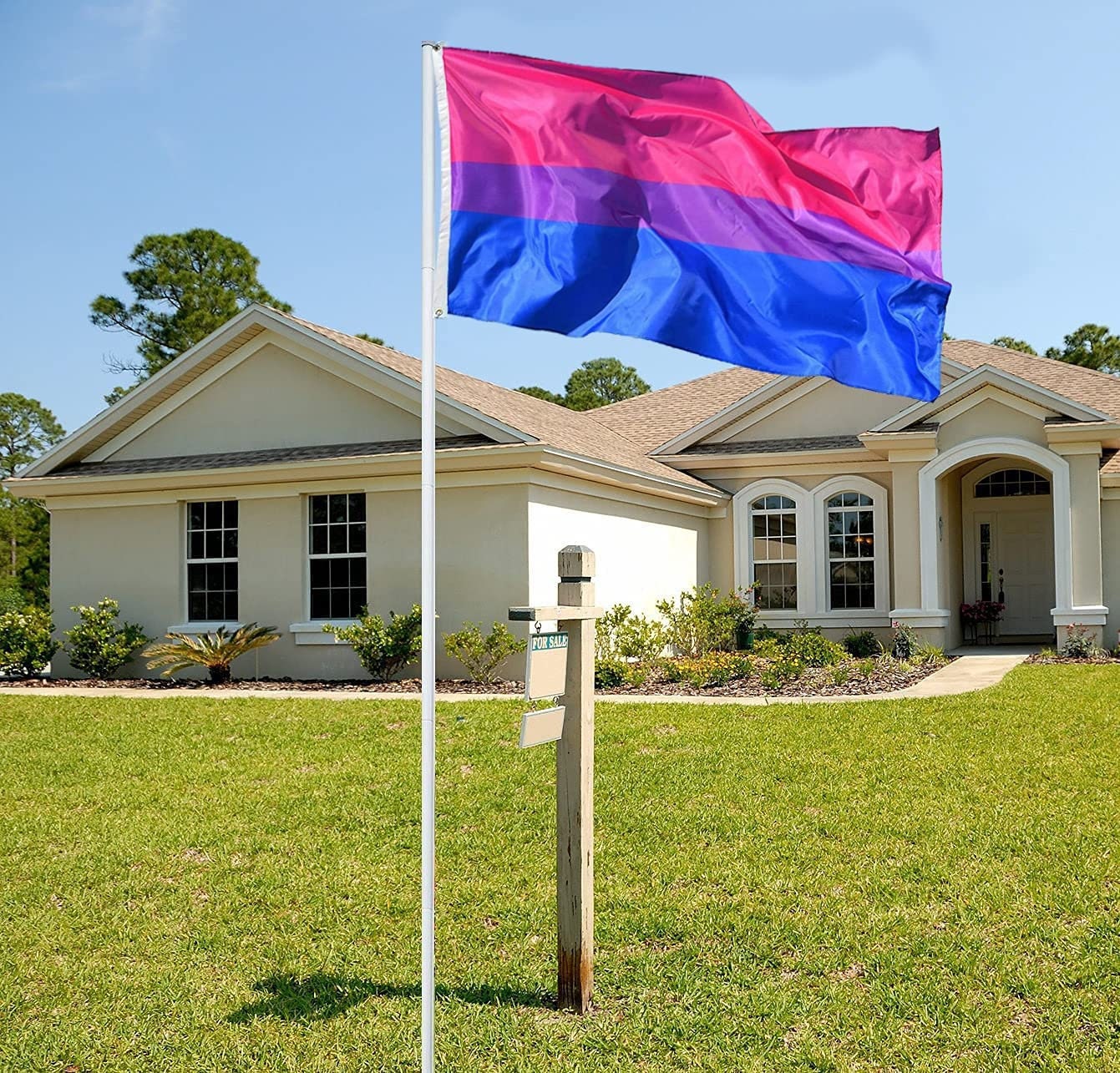 Bisexual Flag 3x5', Pride Flag, Bisexual Pride Flag, Bi Flag, LGBT Gay ...