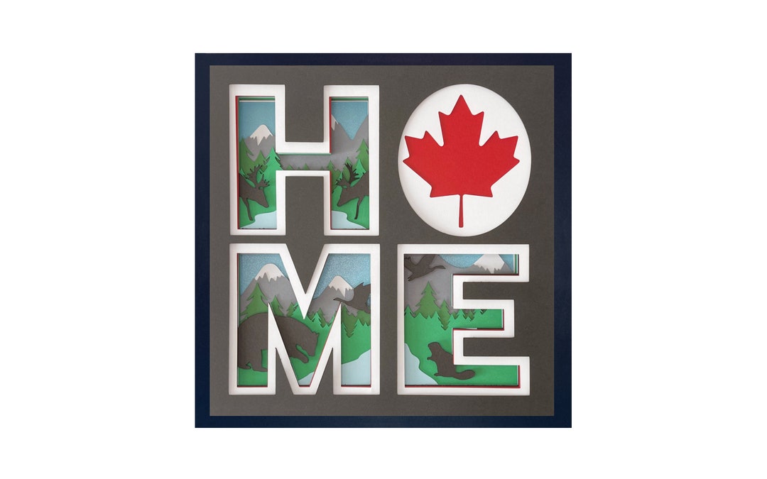 Home Canadian 3D Wall Decor, Wall Art, Mountain Wildlife Scenery - Etsy