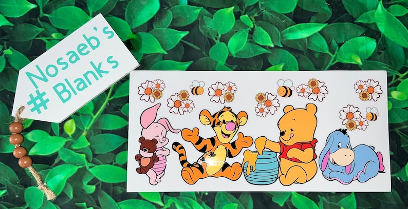 Winnie the Pooh Uv Dtf Wrap Bear UV DTF Wrap DTF Cup Wrap - Etsy