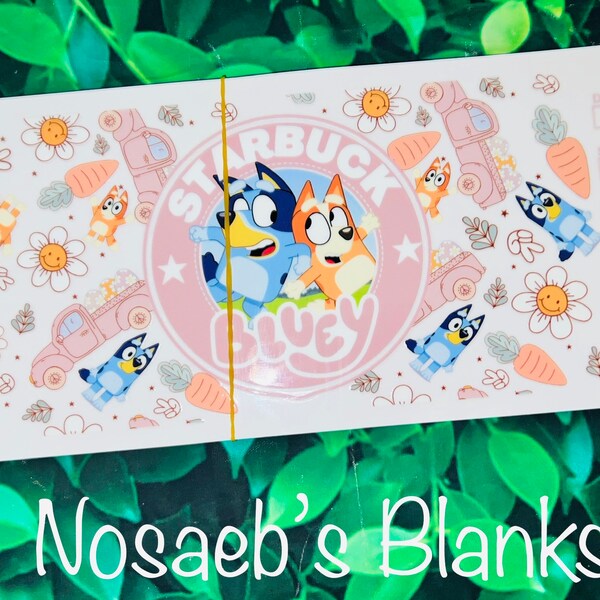 Uv Dtf Bluey Wrap - Etsy