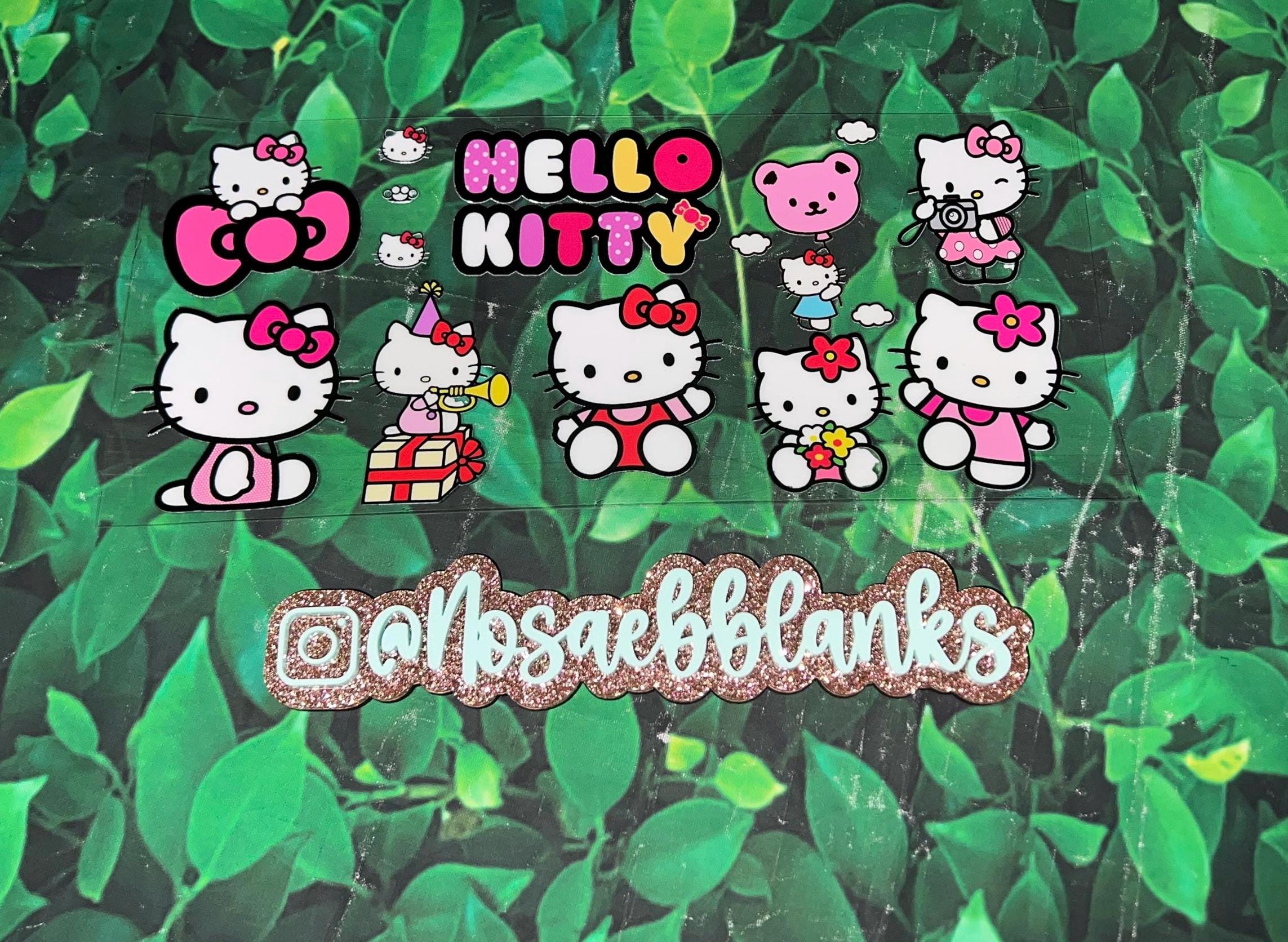 Hello Kitty UV DTF| Cup Wraps - Etsy