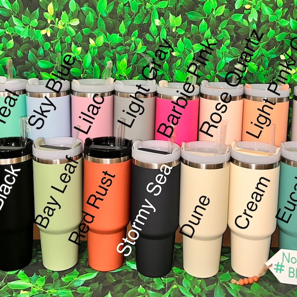 Stanley Dupe 40oz Tumbler With Handle - Etsy