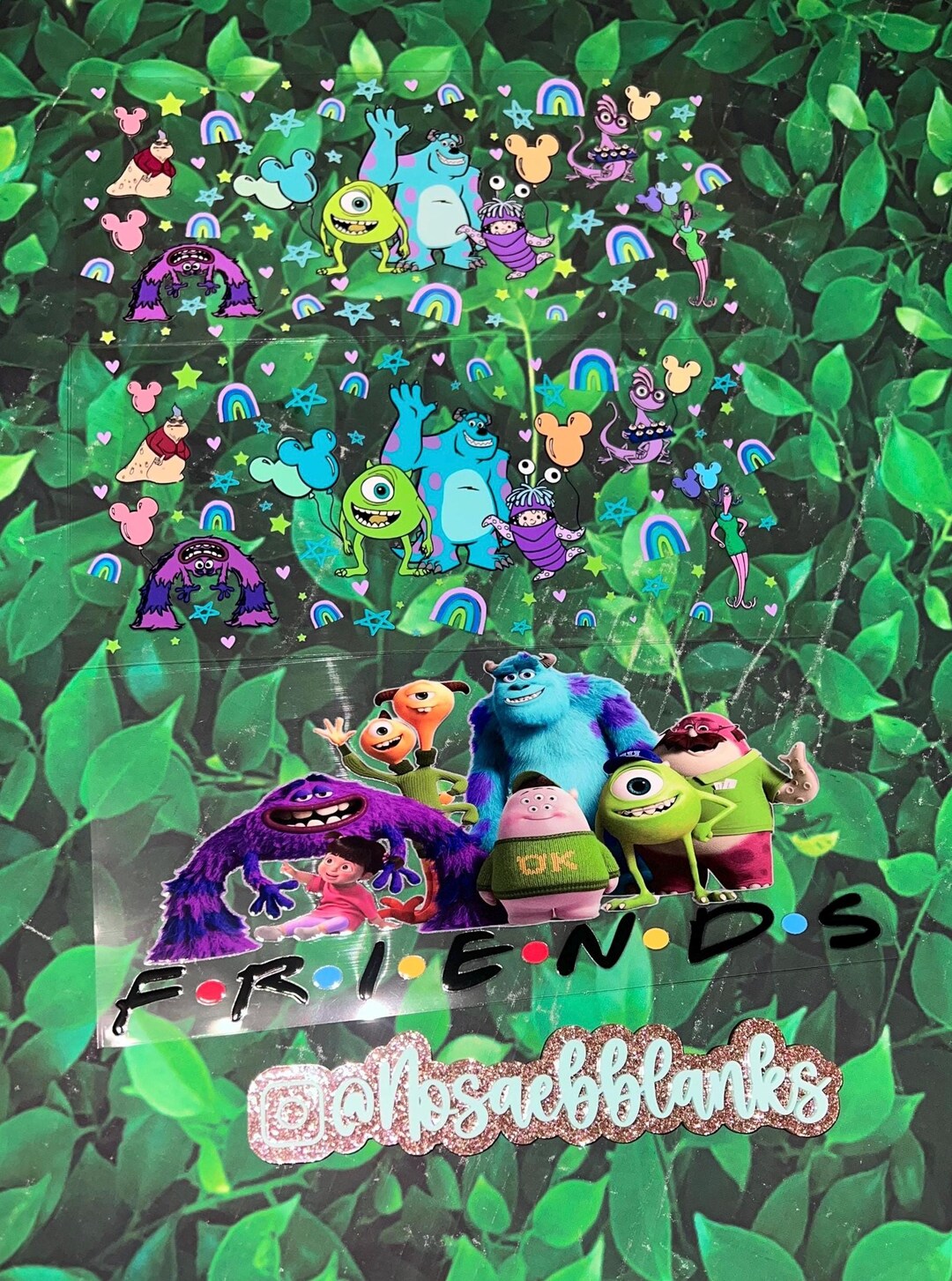 Monster UV Wrap | Cup Wrap | 16oz Cup Wrap - Etsy