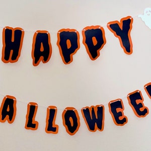 Happy Halloween Banner - Etsy