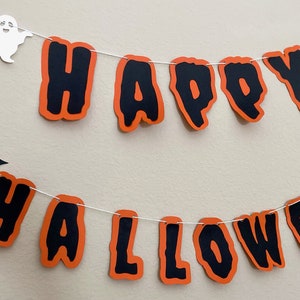 Happy Halloween Banner - Etsy