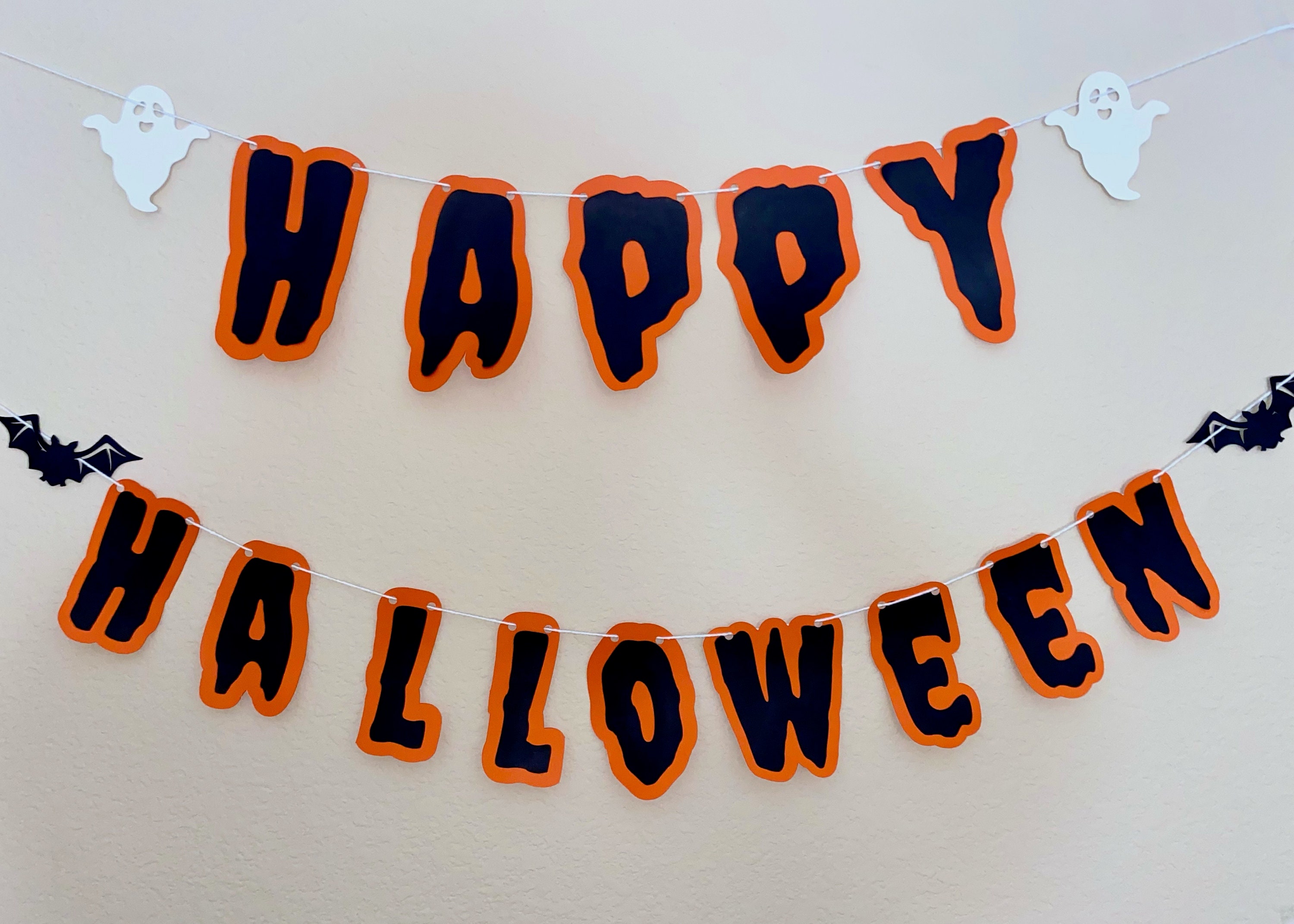 Happy Halloween Banner - Etsy