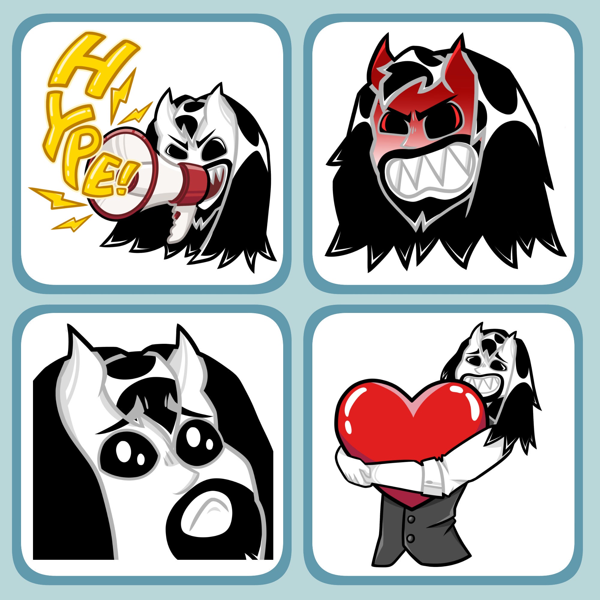 Twitch Emote Commission Set of 3 Emote for Twitch Streaming - Etsy