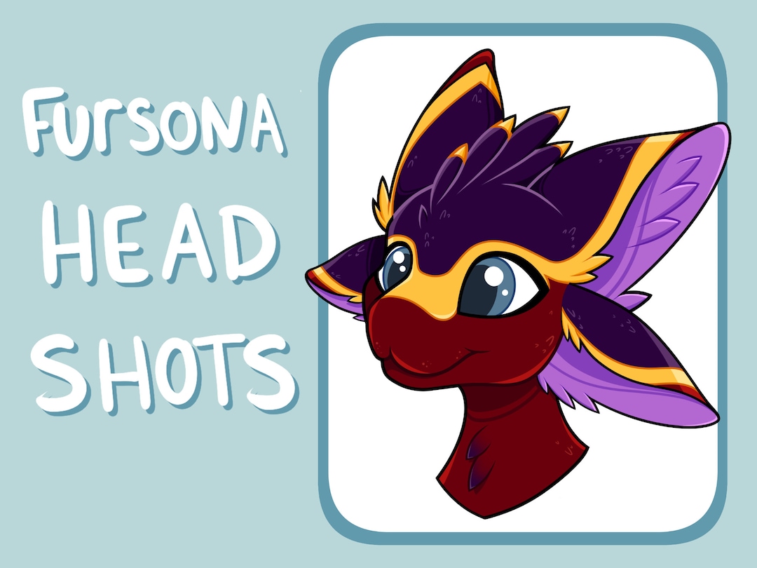 Custom Fursona Furry Headshot / Profile Picture , OC Design, Custom ...