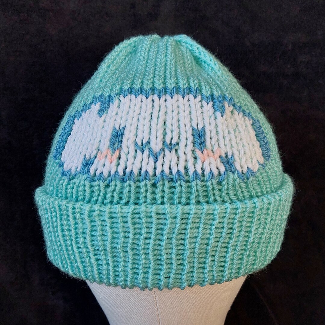 Handmade Blue Knitted Cinnamoroll Inspired Beanie Adult Comfy Stylish ...