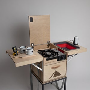 Mobile Camping Kitchen, Camperini MINI, Camping Box, Chuck Box. - Etsy