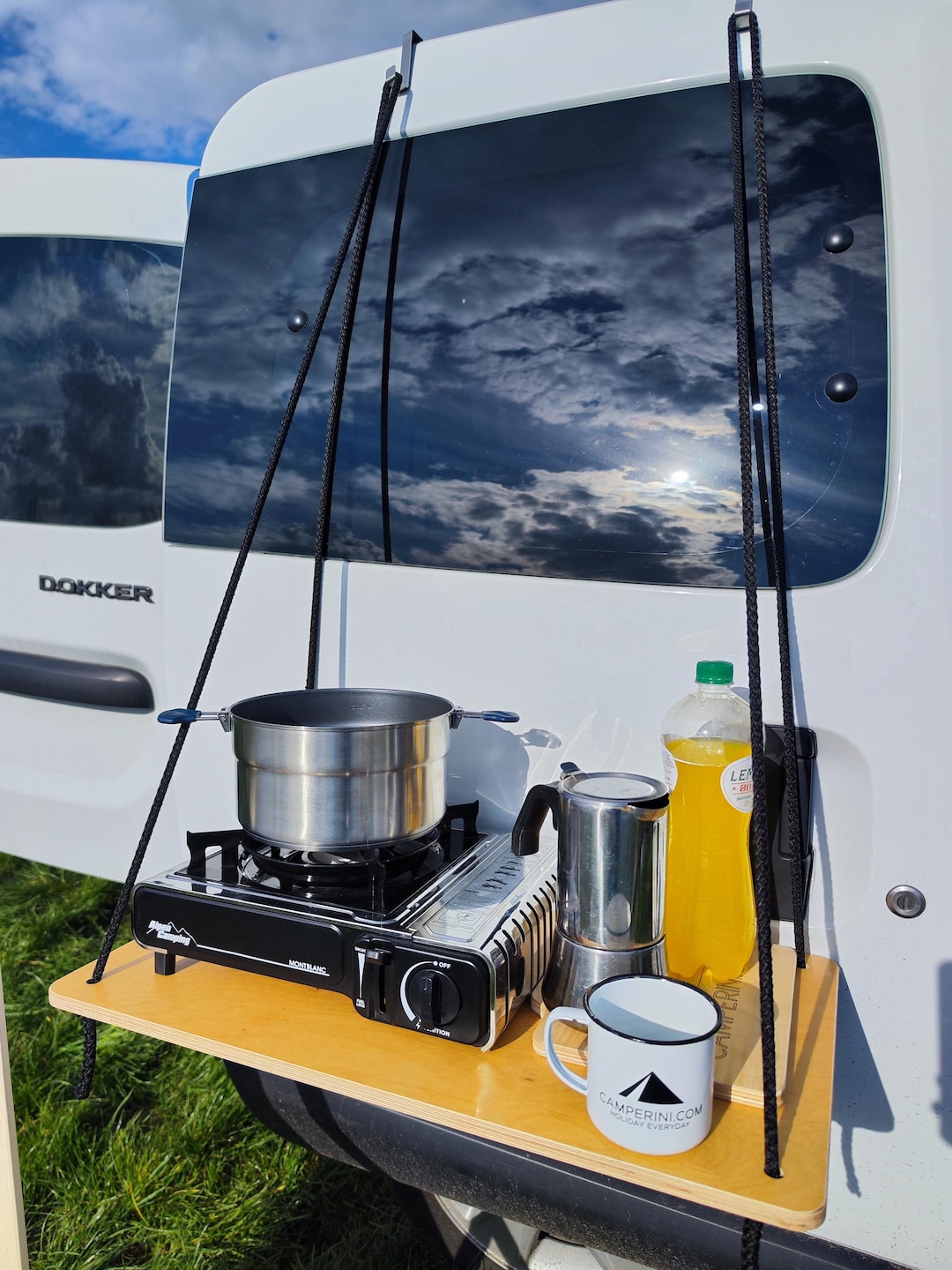 CAMPERINI SHELF Portable and Versatile Hanging Shelf/table for Camping ...