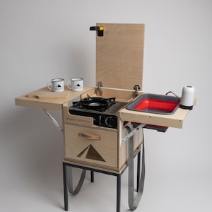Mobile Camping Kitchen, Camperini MINI, Camping Box, Chuck Box. - Etsy