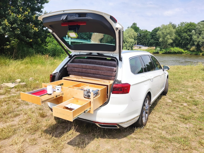 Car Camping Box With Bed & Kitchen – Camper Conversion Kit for SUV ...