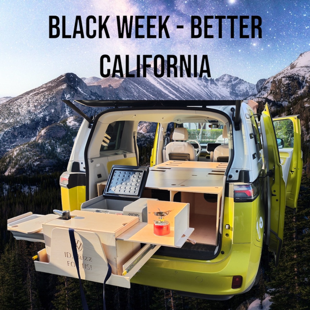 CALIFORNIA LOVE Exclusive Camping Box for Your Van, Multivan, Id Buzz ...