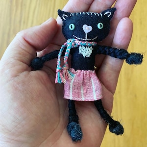 Kitten Brooch PDF Pattern and Tutorial - Etsy