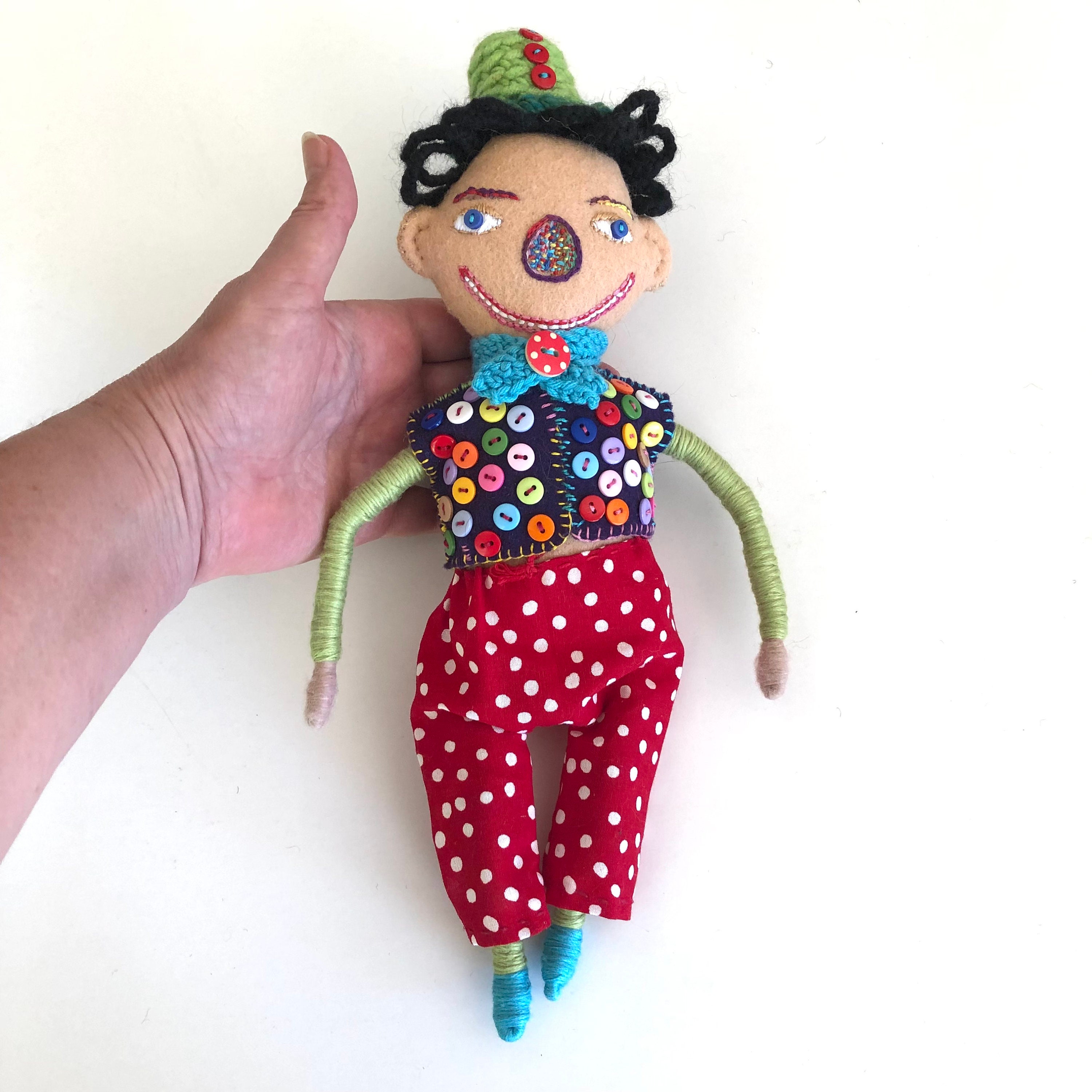 Original Cloth One of a Kind Rag Doll Handmade in California - Etsy