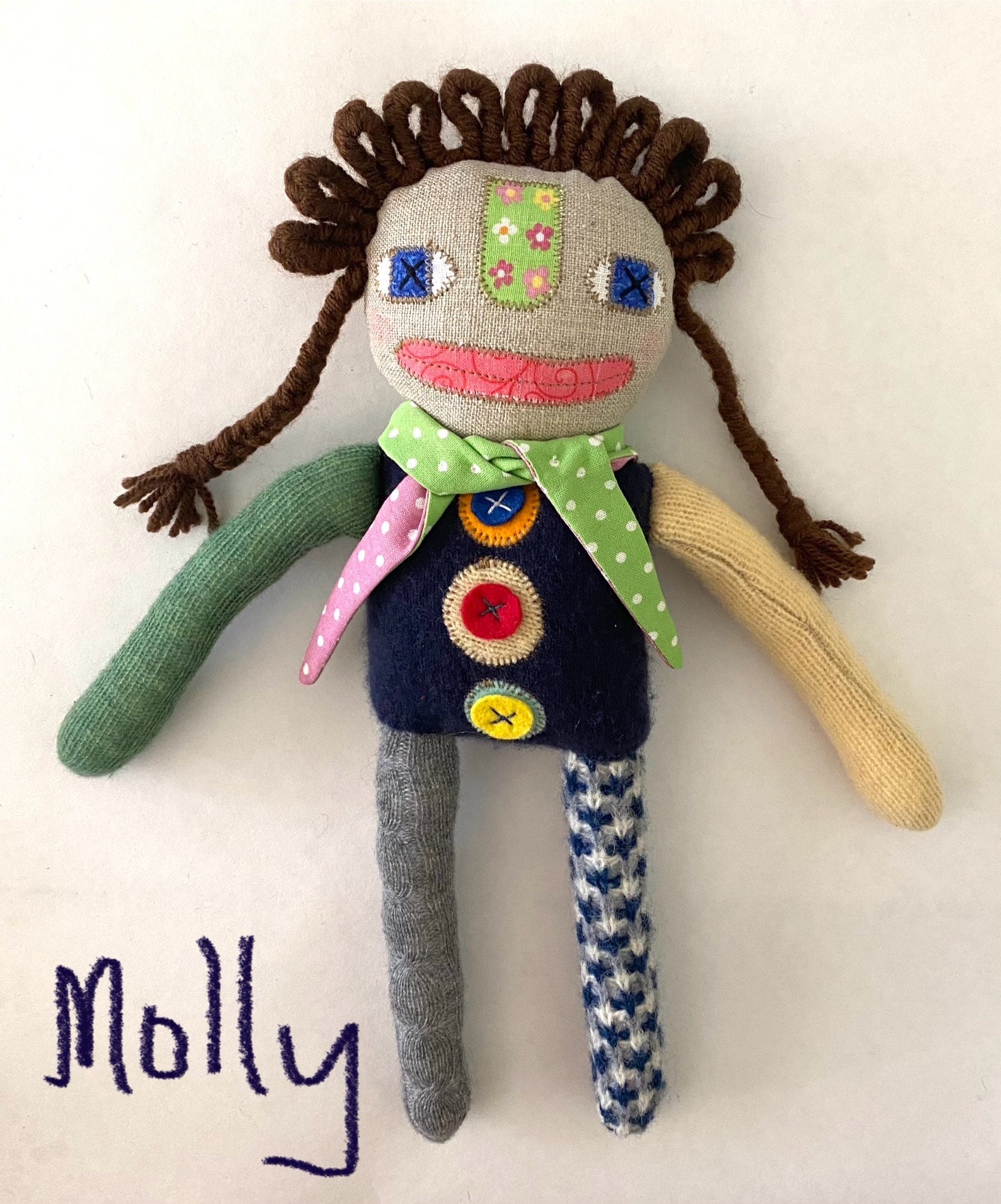 Original, Handmade Cloth Doll - Etsy