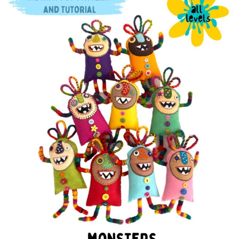 Cute Monster Kid Stuff - Etsy