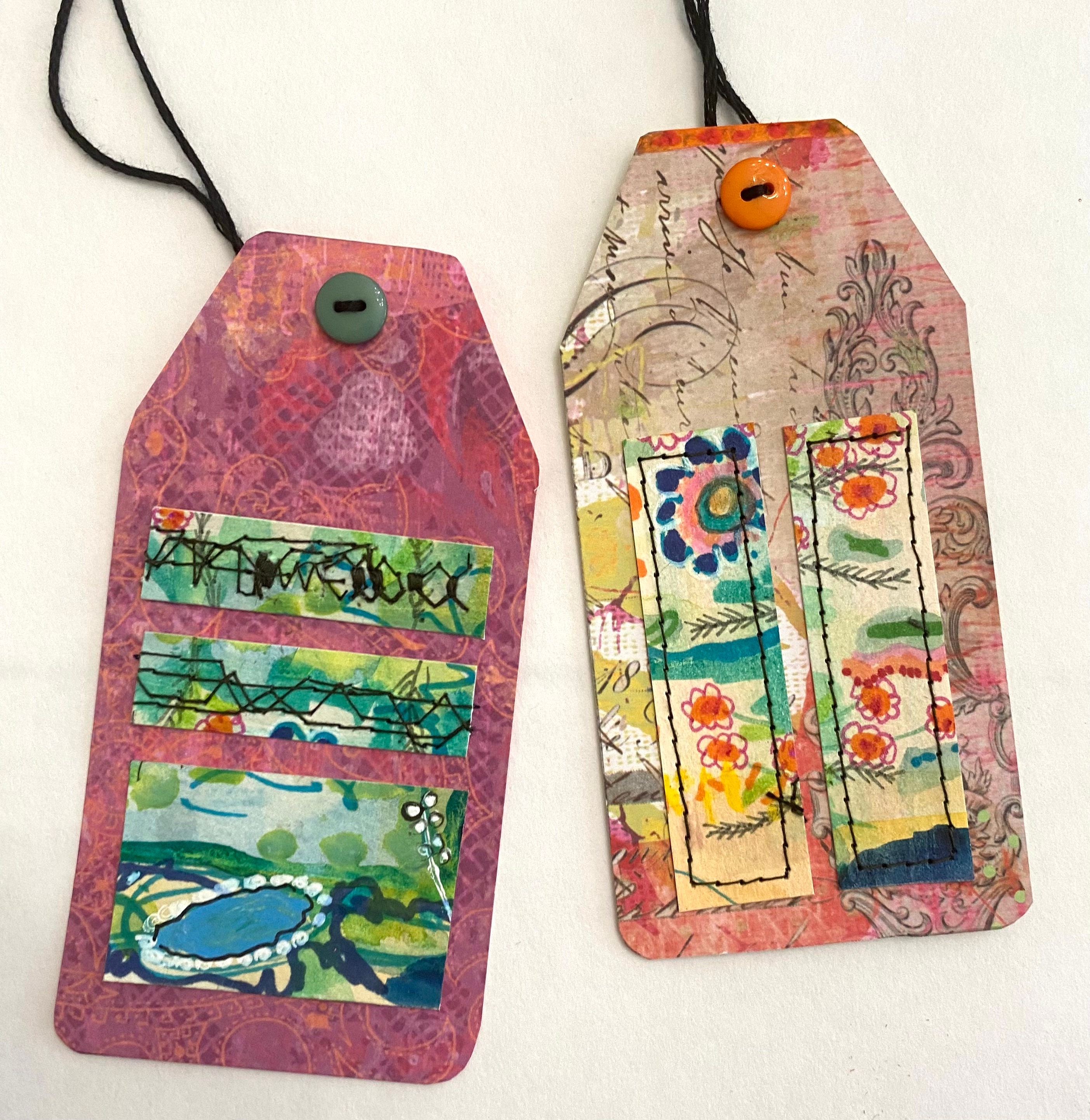Hand Made Tags Junk Journal Ephemera - Etsy