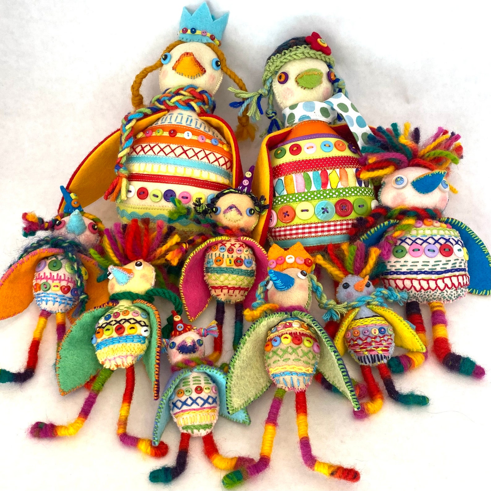 The Birdie Family PDF Pattern and Tutorial - Etsy