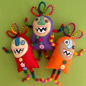 Monster PDF Pattern Instant Download - Etsy Canada