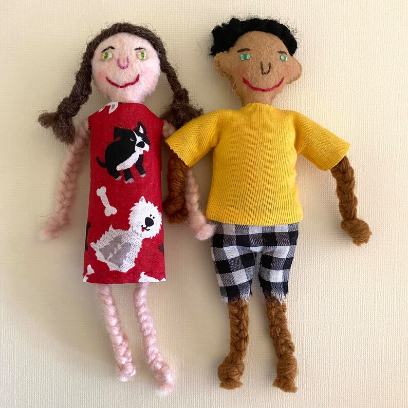 Mini-me Doll PDF Pattern and Tutorial Instant Download - Etsy