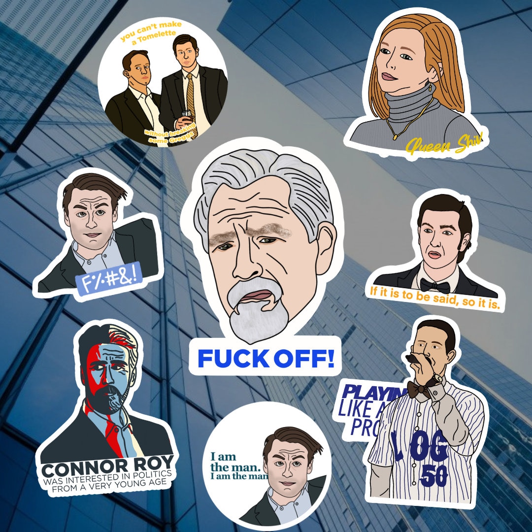 Succession Series Roy Family Stickers - Etsy