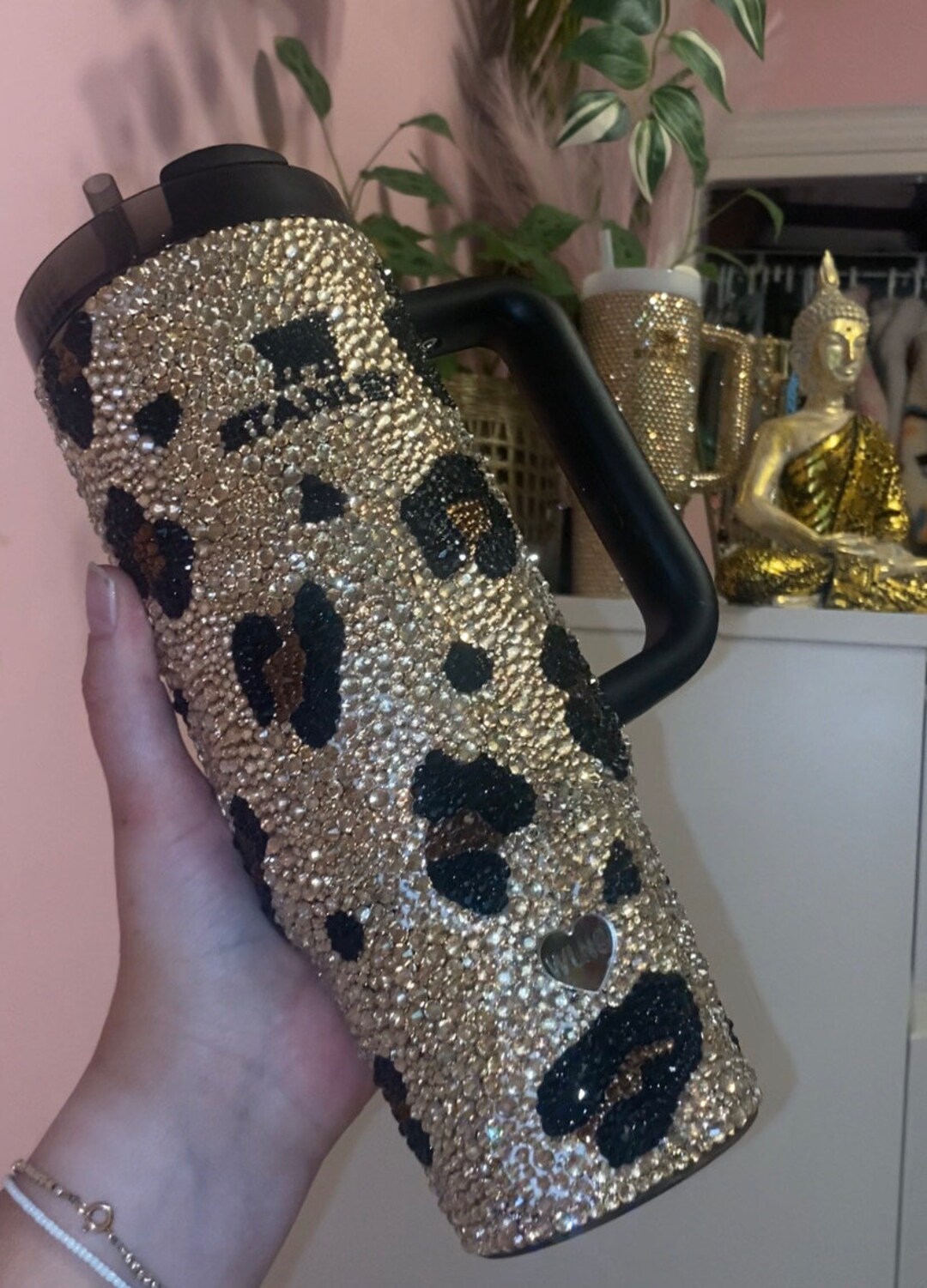 30 OZ Champagne Leopard Stanley - Etsy UK