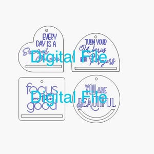 Car Charm Rear View Mirror SVG, Encouraging Friend Gift, BOHO Car ...