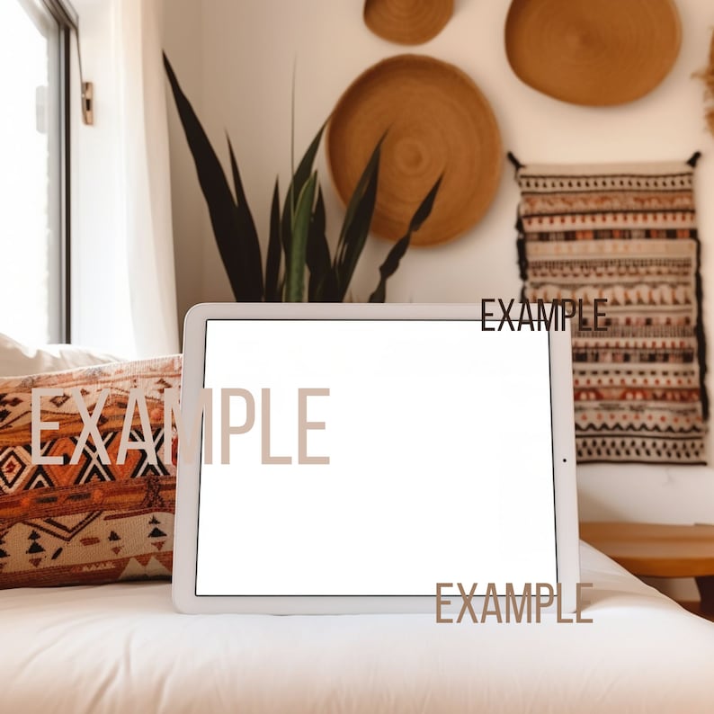 3 iPad Mock-up Boho Modern Bundle Mockup Photography Minimal Realistic ...