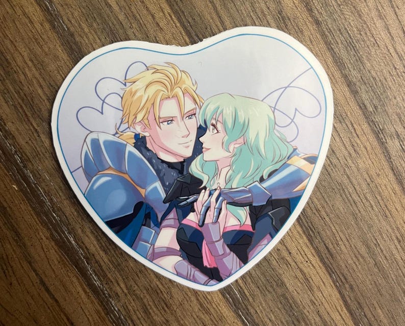 Dimileth Dimitri X Byleth Fire Emblem Three Houses Ship Stickers - Etsy